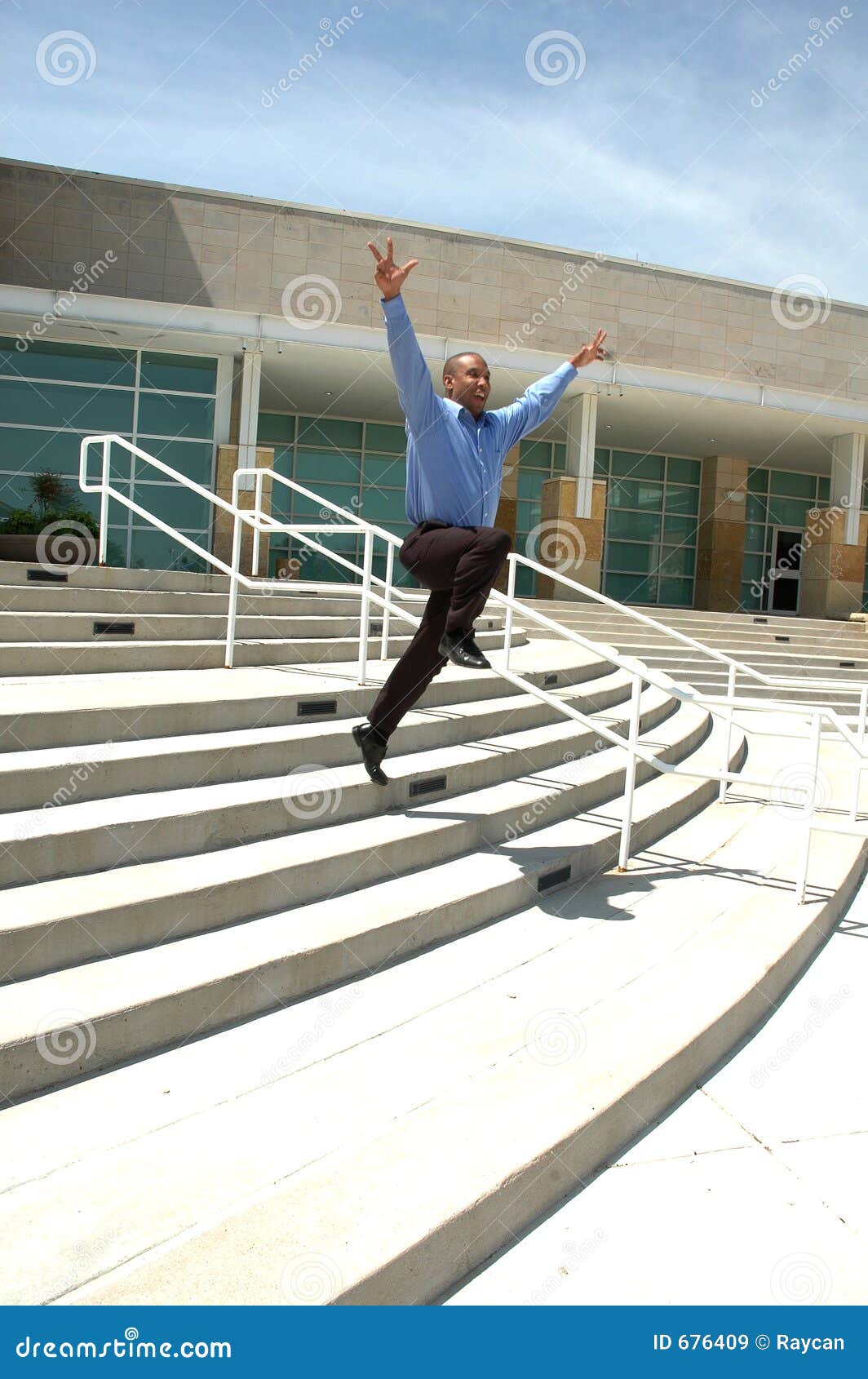 Happy Leap stock image. Image of dressy, victory, venture - 676409