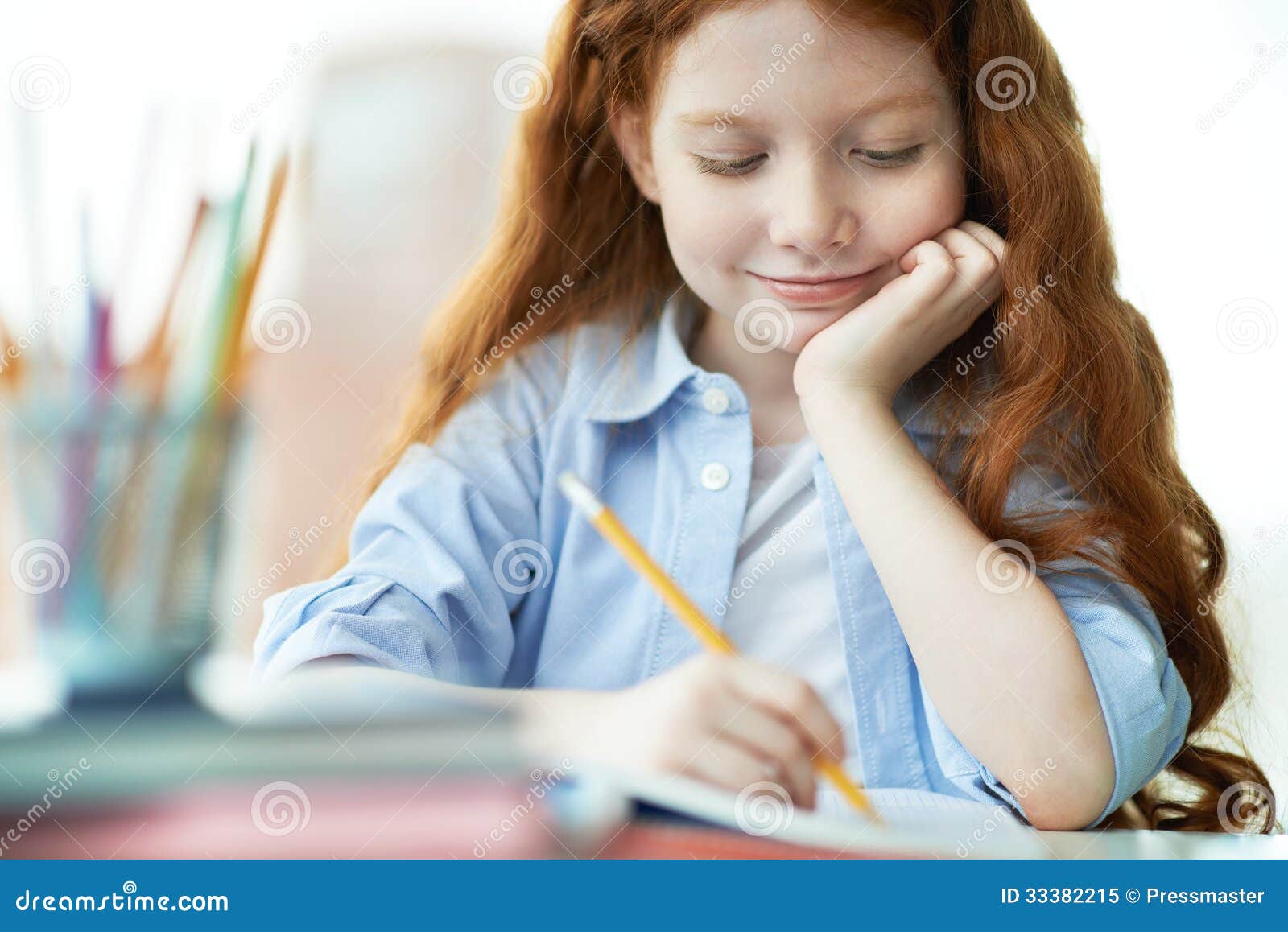 Happy learner stock image. Image of artist, caucasian - 33382215