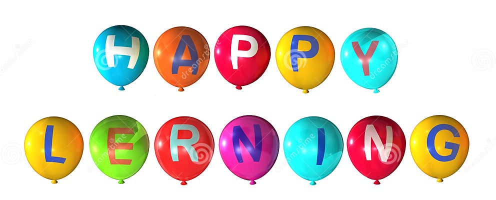 Happy learning stock illustration. Illustration of happy - 7334574