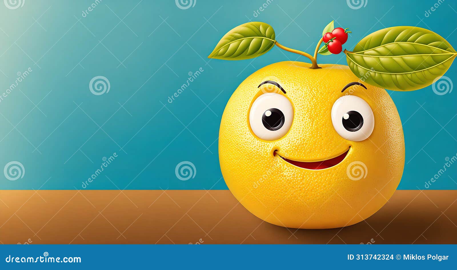 Happy Lemon stock photo. Image of pleased, smile, coffee - 313742324
