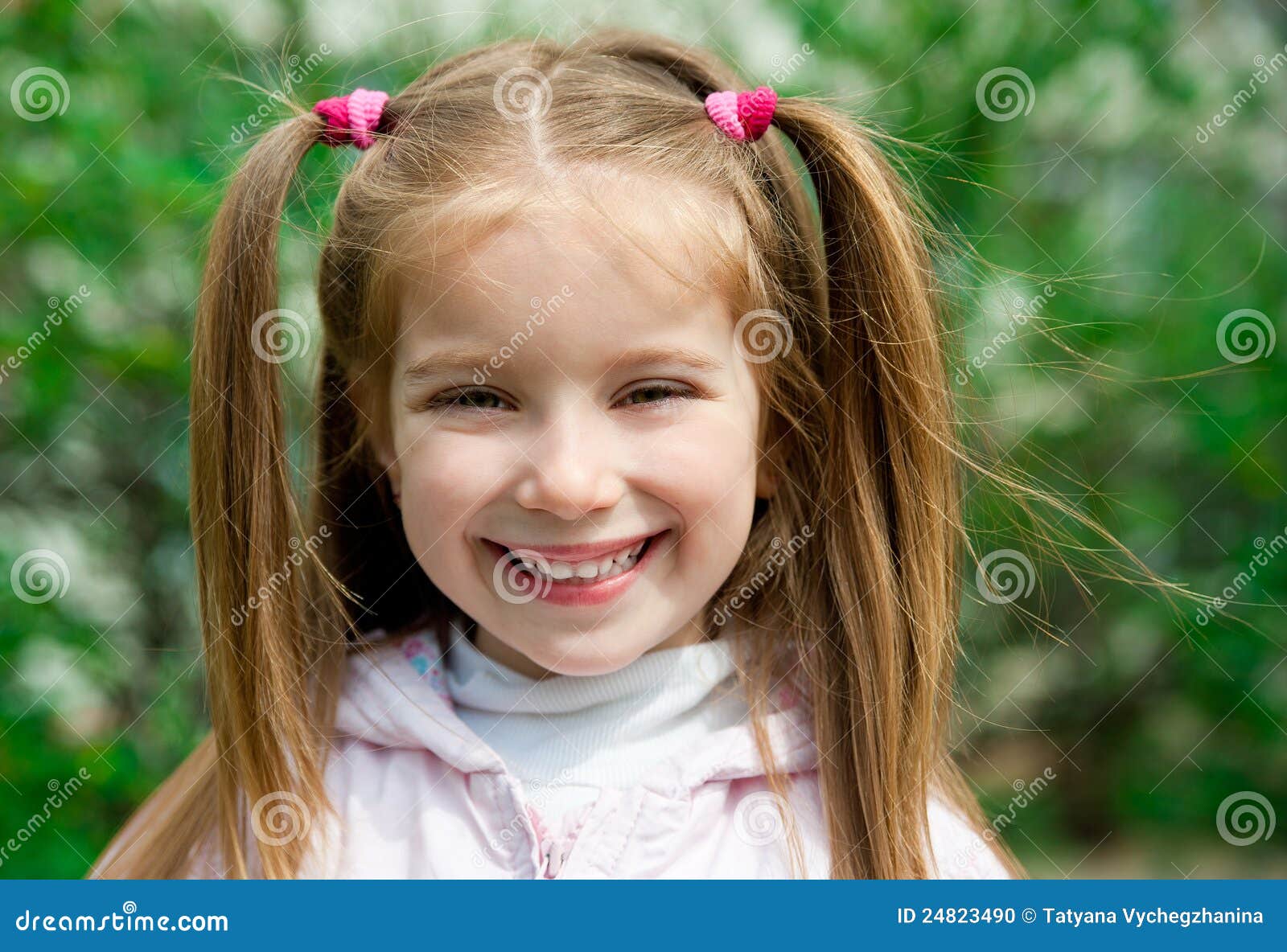 Happy liitle girl stock photo. Image of happiness, hand - 24823490
