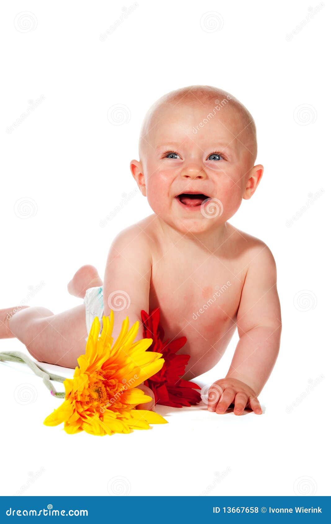 Happy little baby stock photo. Image of innocent, vertical - 13667658