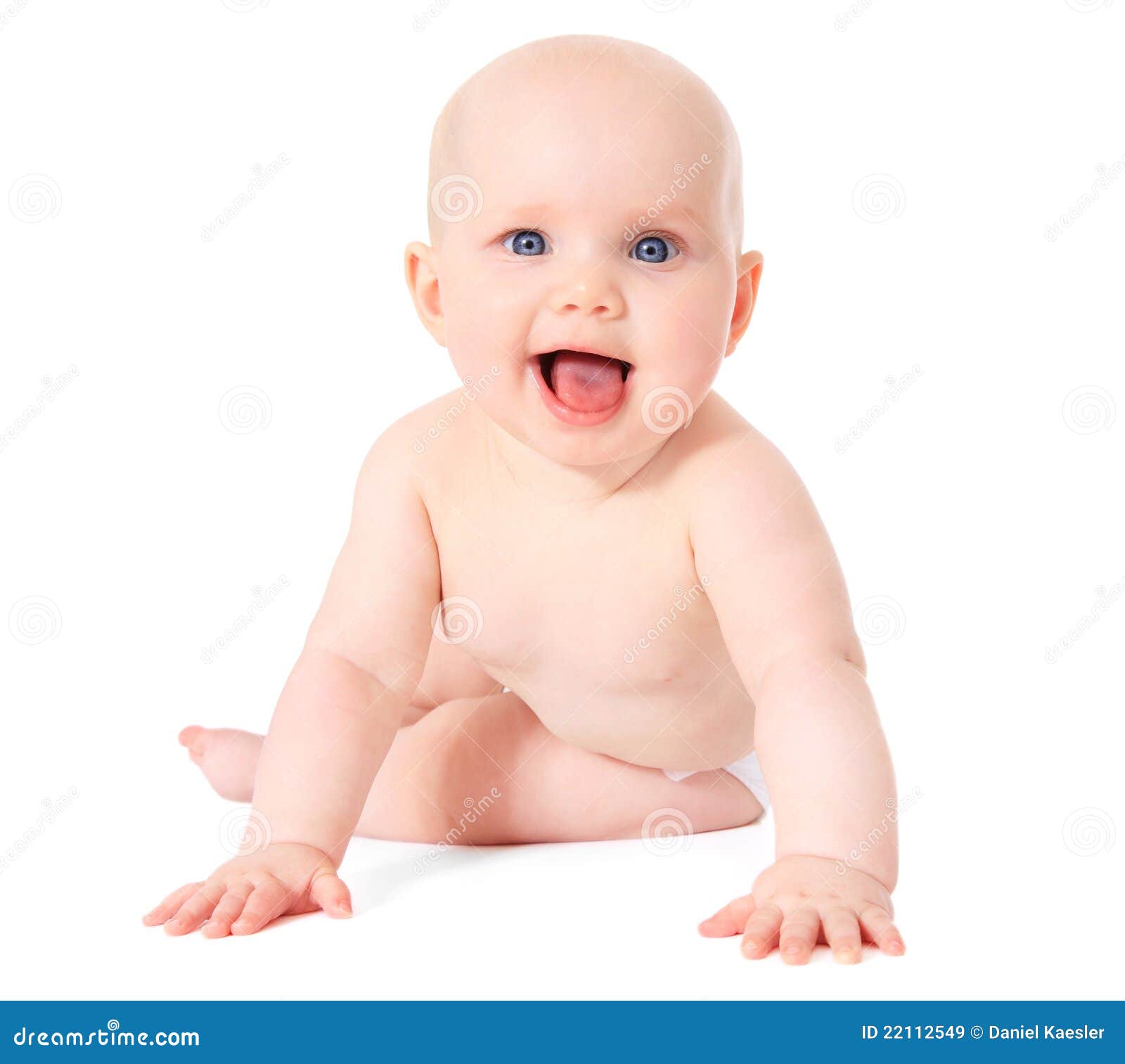 Happy little baby stock image. Image of young, offspring - 22112549