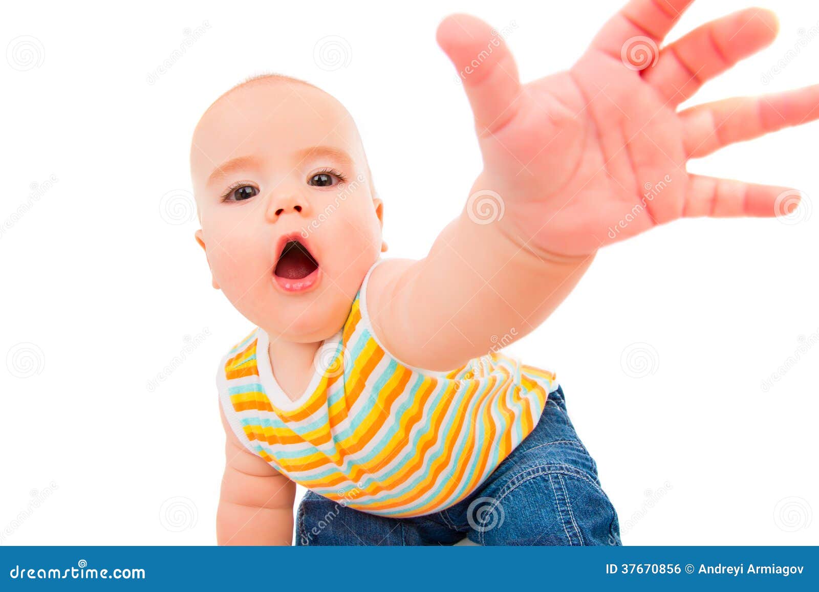 Happy Little Baby stock photo. Image of health, newborn - 37670856