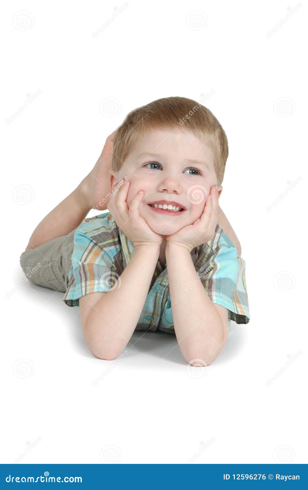 Happy Little Boy stock photo. Image of imagination, male - 12596276