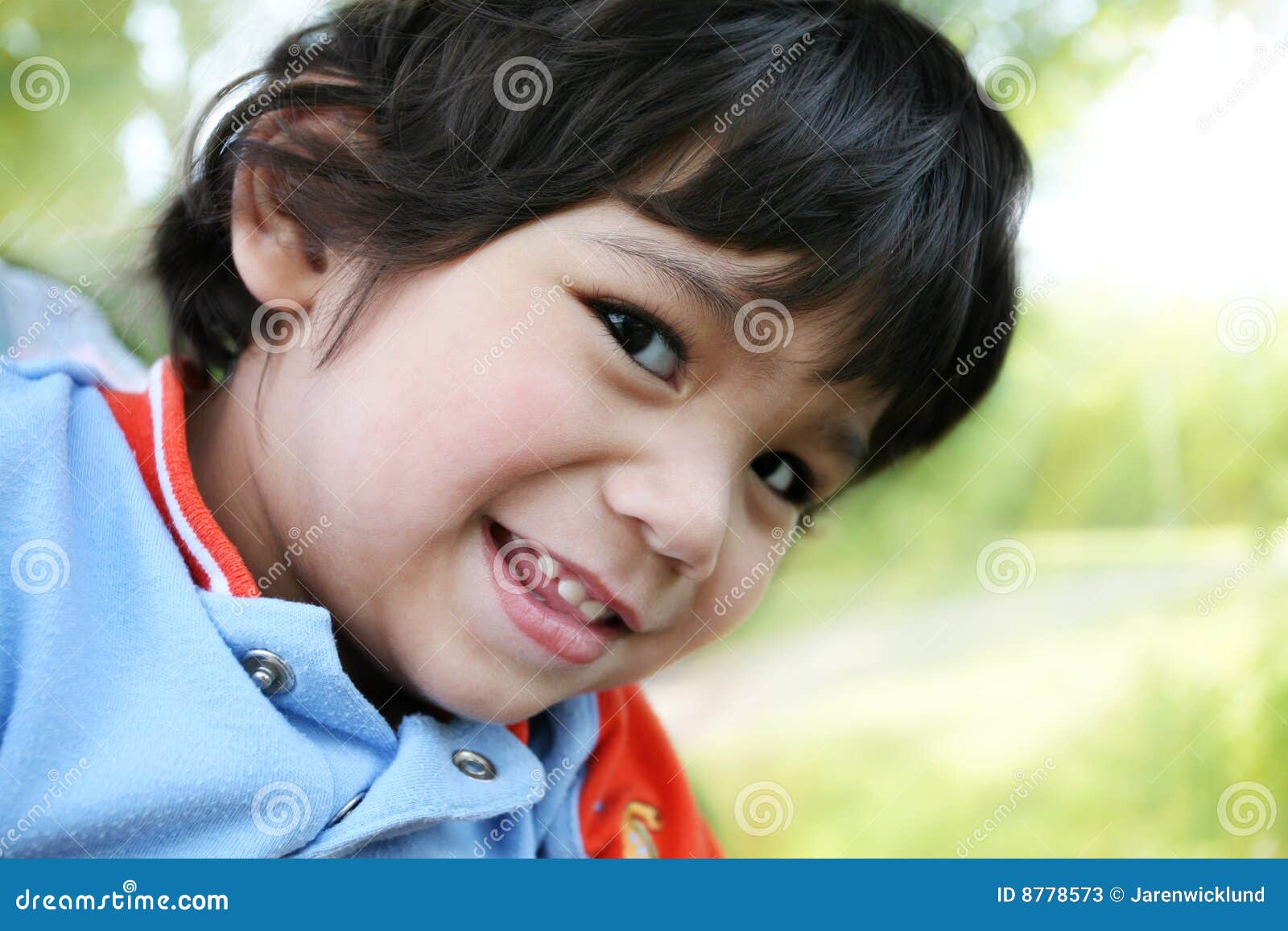 Happy little boy stock image. Image of child, sunshine - 8778573