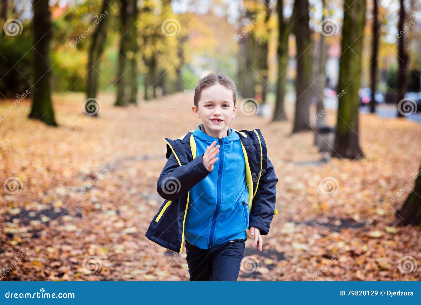 Happy little boy running stock image. Image of active - 79820129