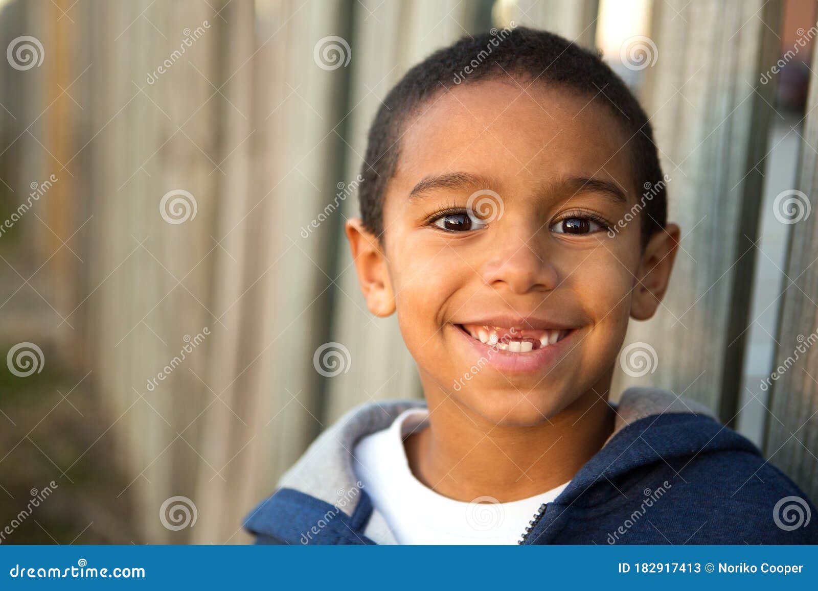 Happy Little Boy at School. Stock Image - Image of communication ...