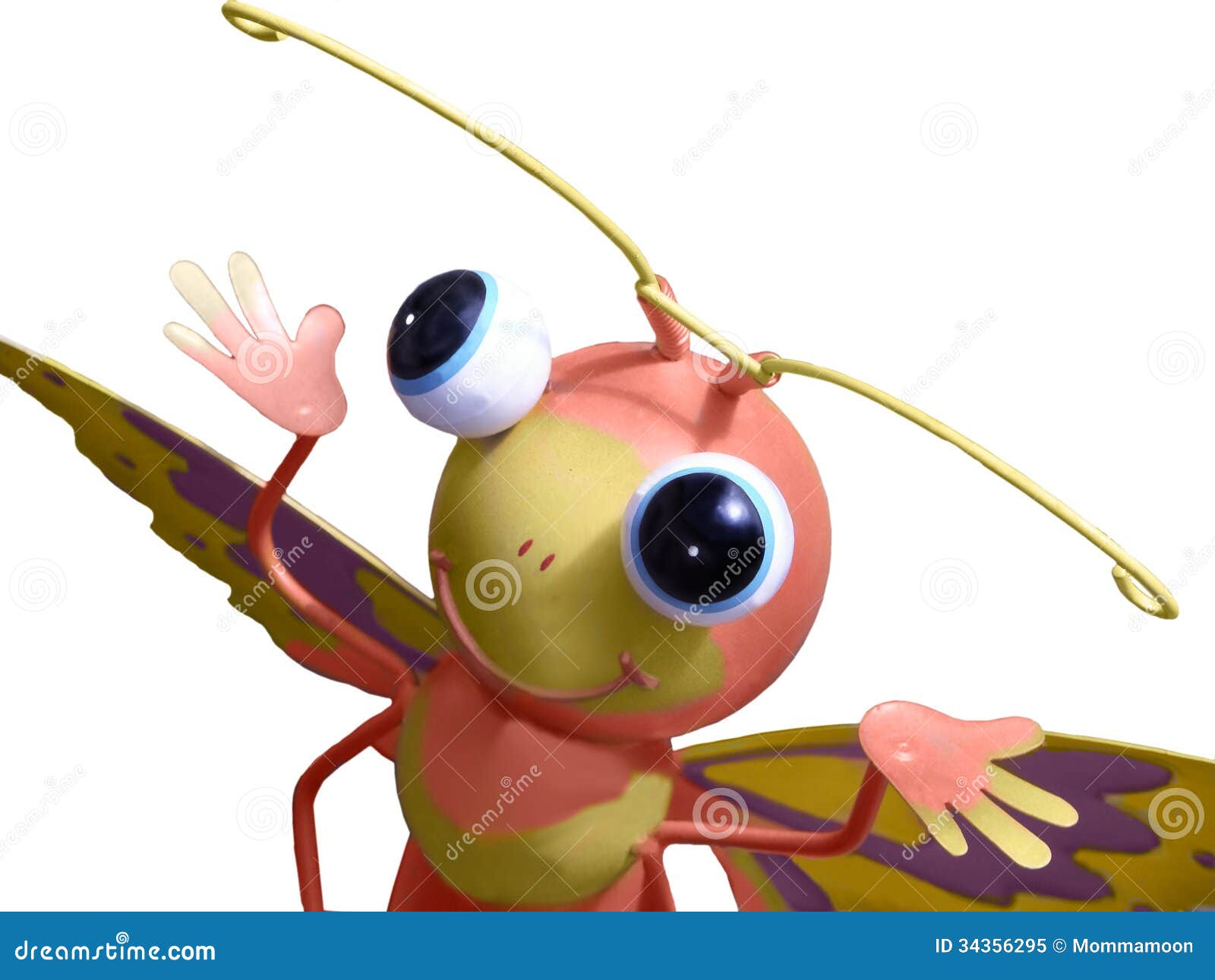 Happy Little Bugeye Bug stock image. Image of alien, color - 34356295