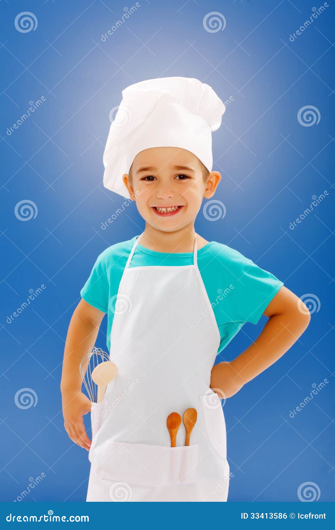 Little Chef Holding Blank Chefs Menu Board Stock Photo | CartoonDealer ...