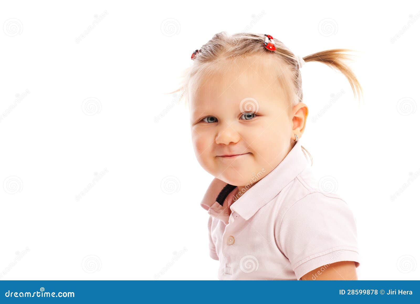 Happy Little Child Posing in Studio Stock Photo - Image of infant ...