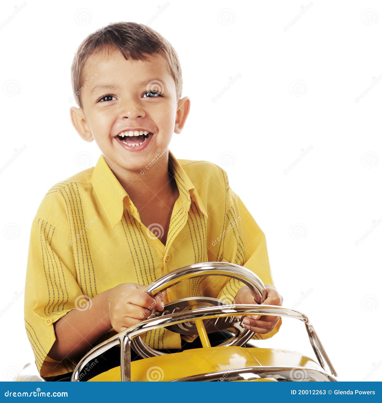 Happy Little Driver stock image. Image of driver, pretending - 20012263