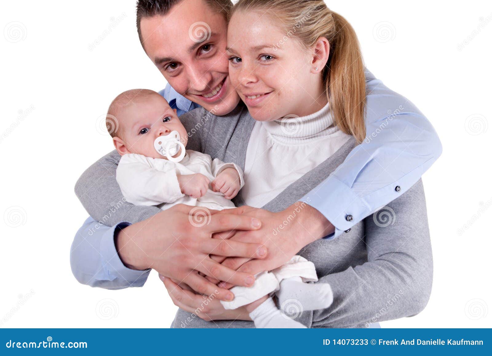 Happy little family stock image. Image of parents, father - 14073233
