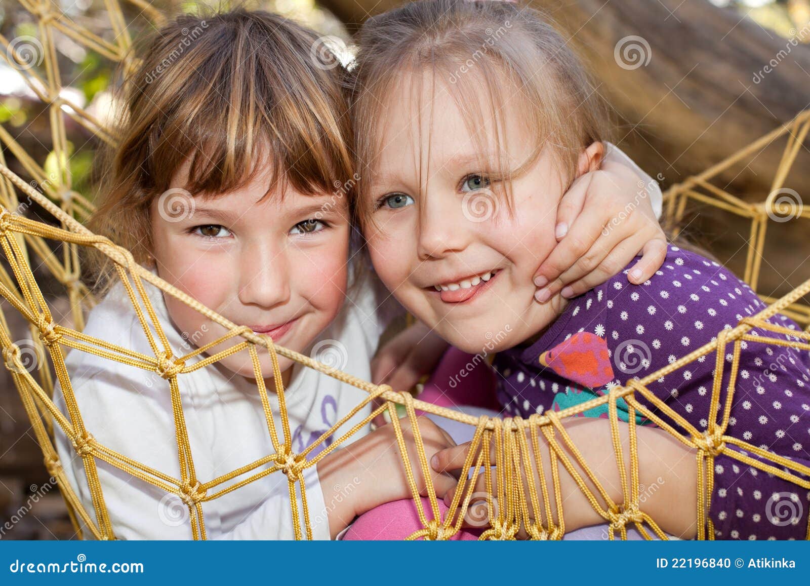Happy little friends stock photo. Image of siblings, sisters - 22196840