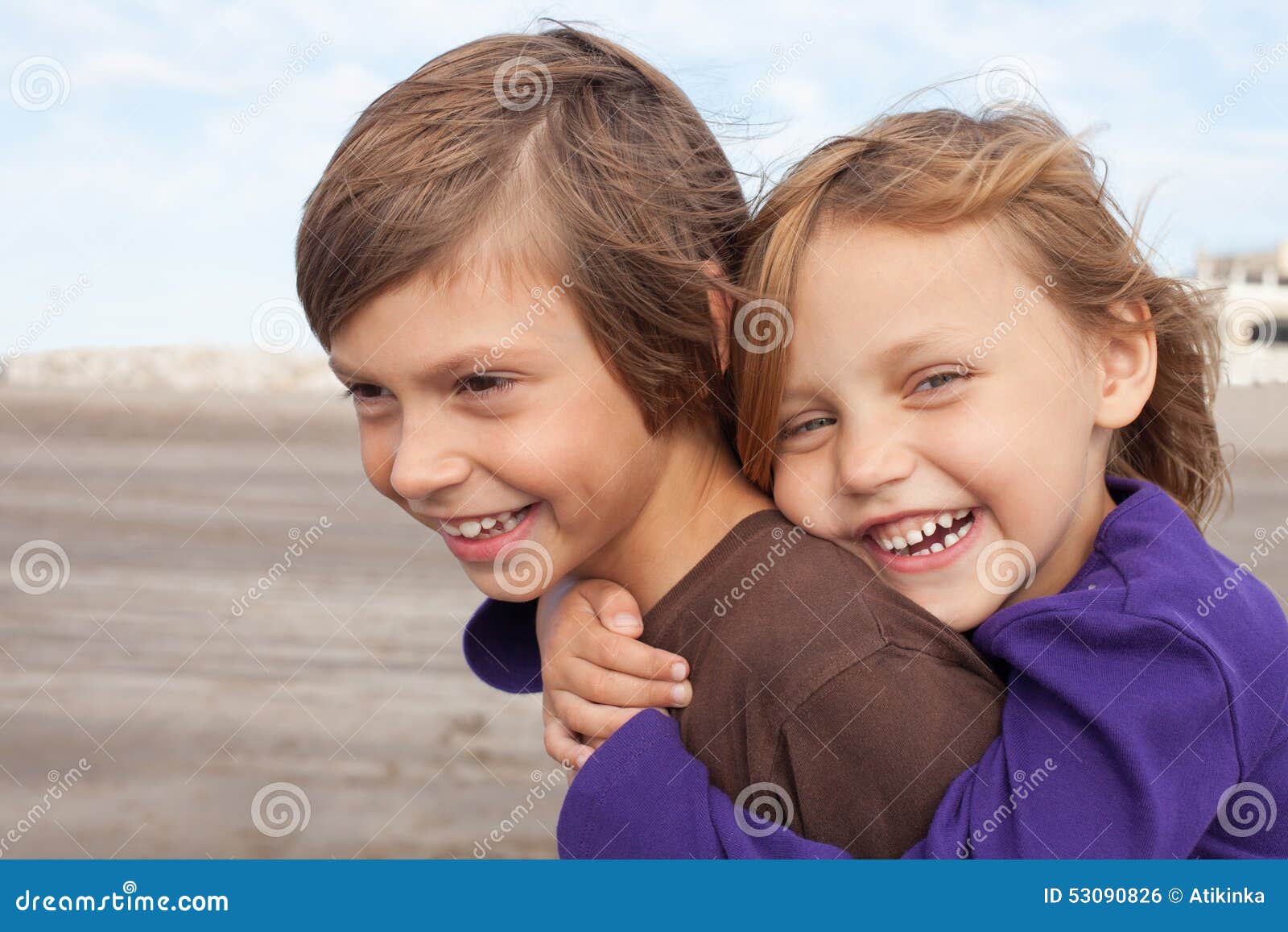 Happy little friends stock photo. Image of diversity - 53090826