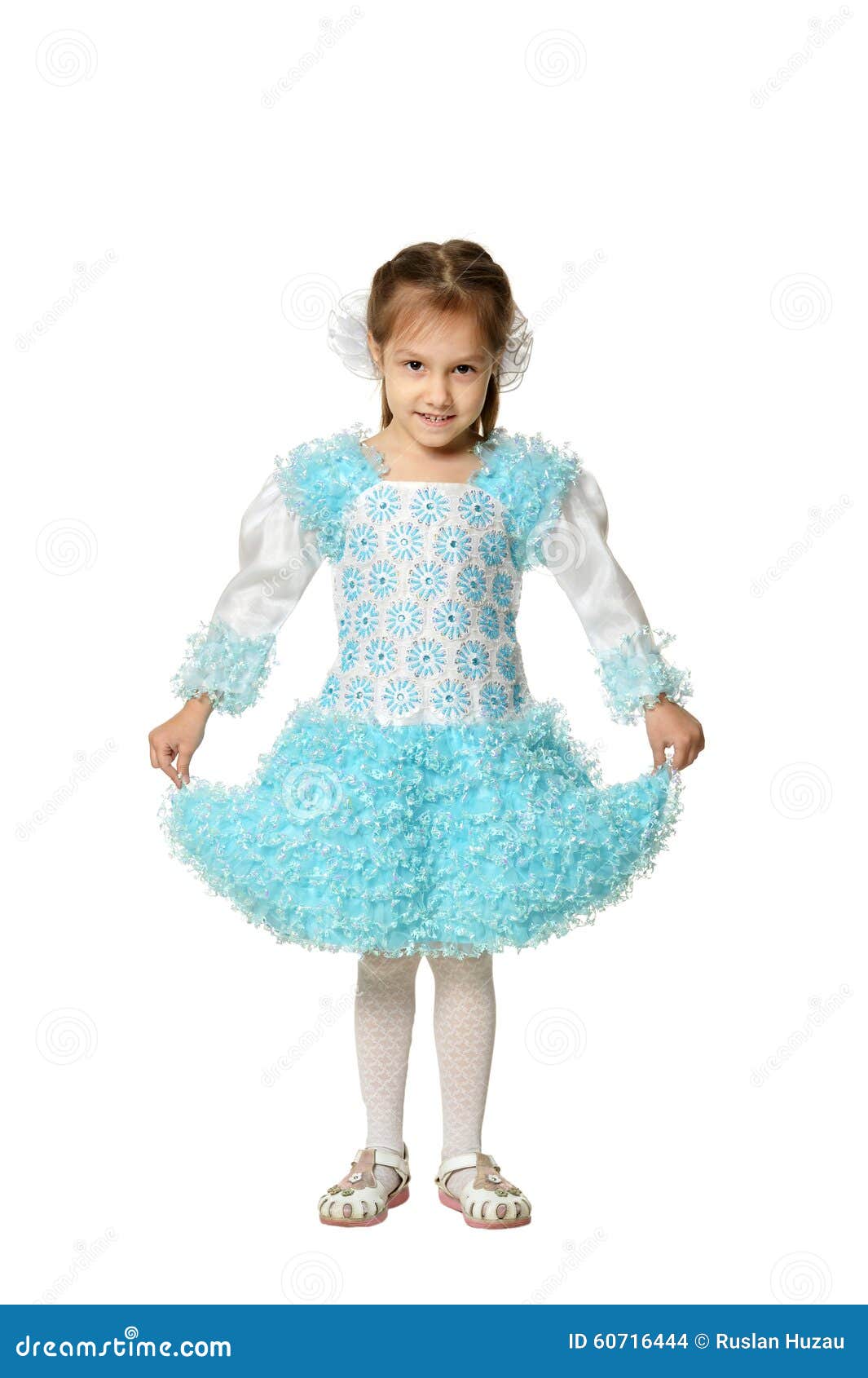 Happy little girl dancing stock photo. Image of dynamic - 60716444