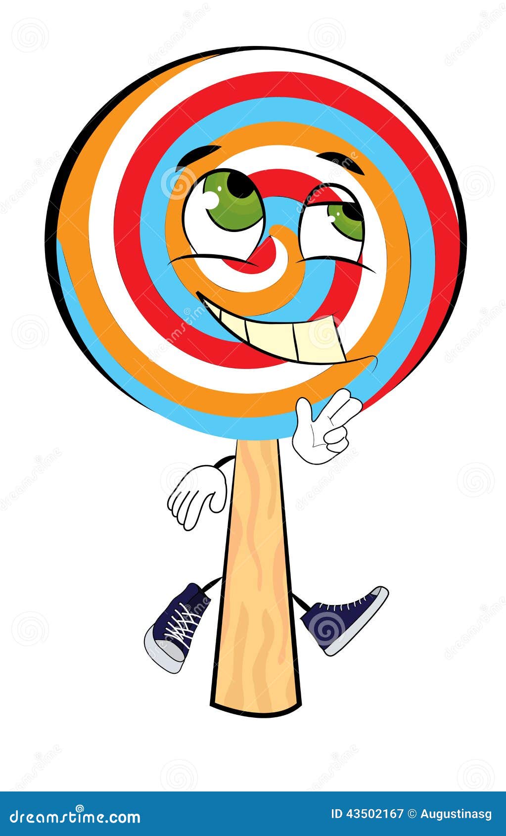 Sad Lollipop Cartoon | CartoonDealer.com #43502174