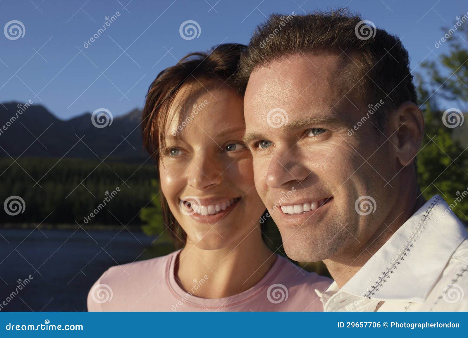 Happy Loving Couple stock photo. Image of couple, evening - 29657706