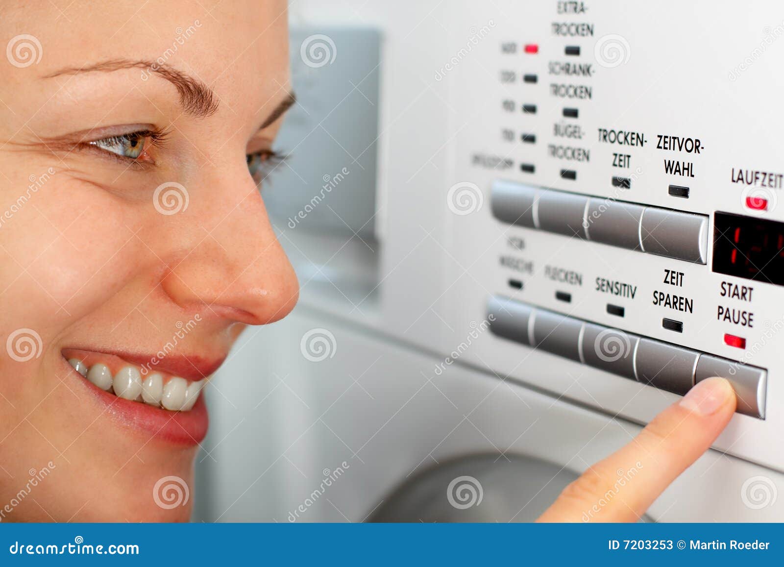 Happy maid doing laundry stock image. Image of home, clothes - 7203253