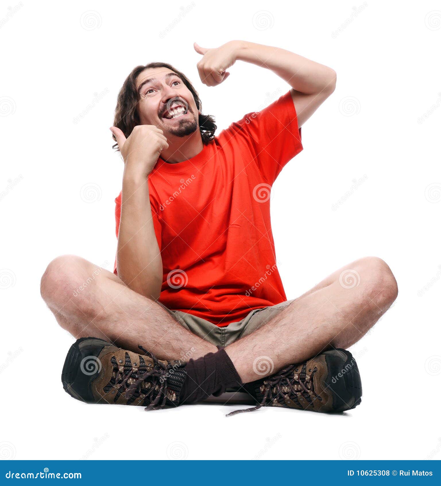 Happy man stock photo. Image of mood, shirt, relaxing - 10625308