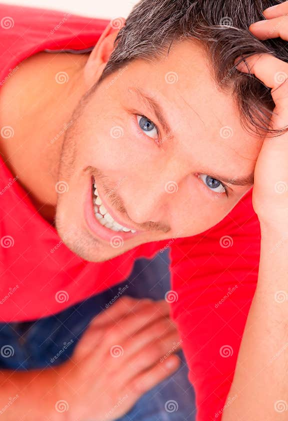 Happy man stock photo. Image of human, happy, casual - 13318524