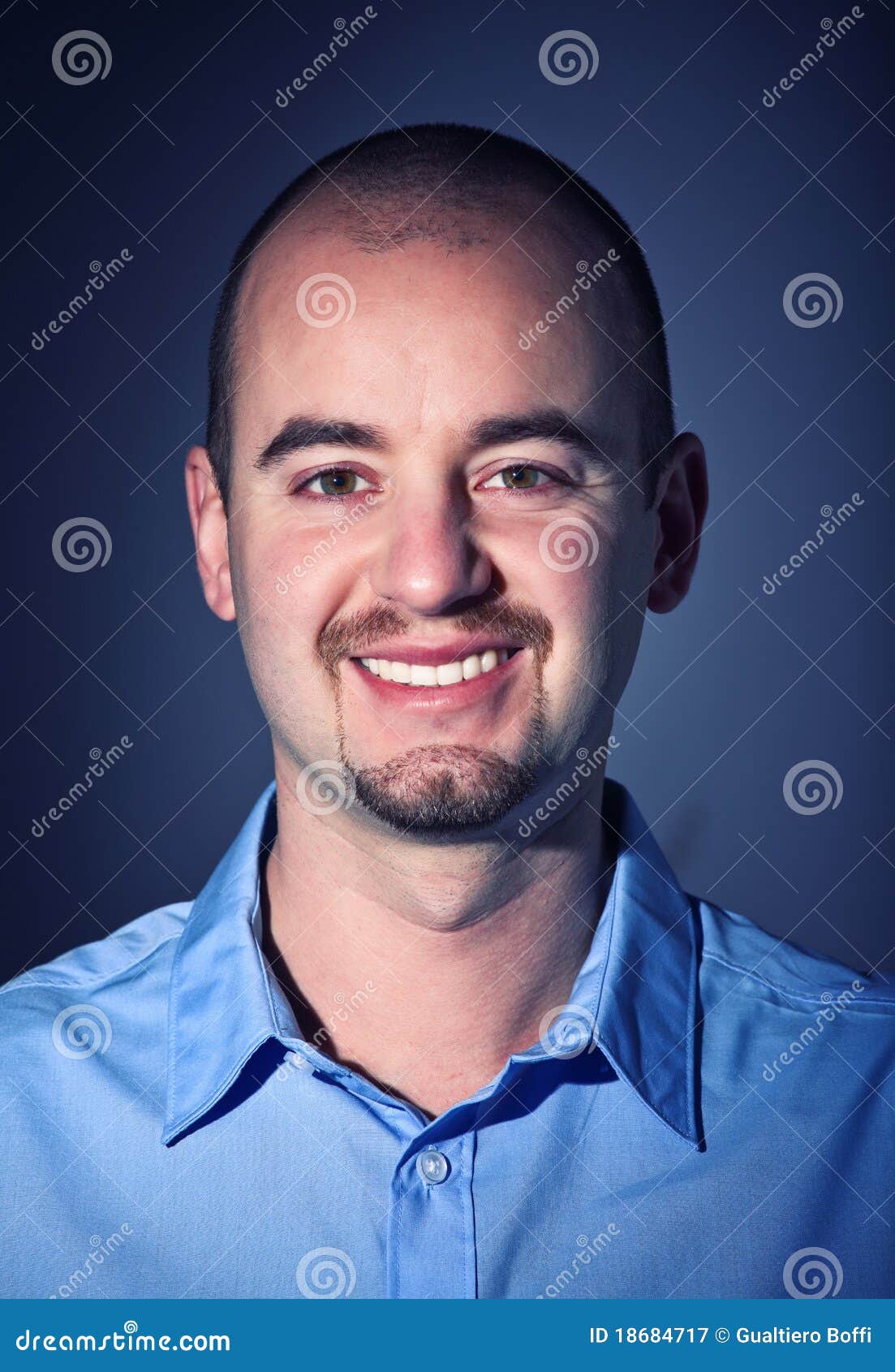 Happy man stock image. Image of closeup, friendly, face - 18684717