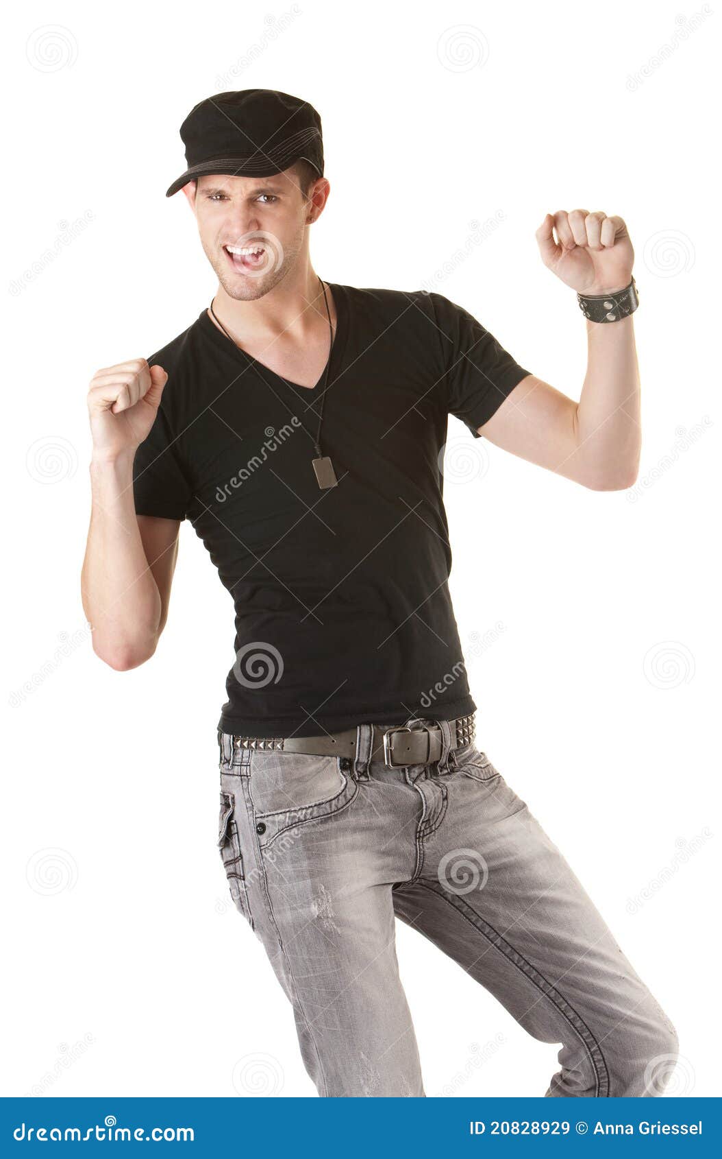 Happy Man stock image. Image of expression, gesture, fashion - 20828929