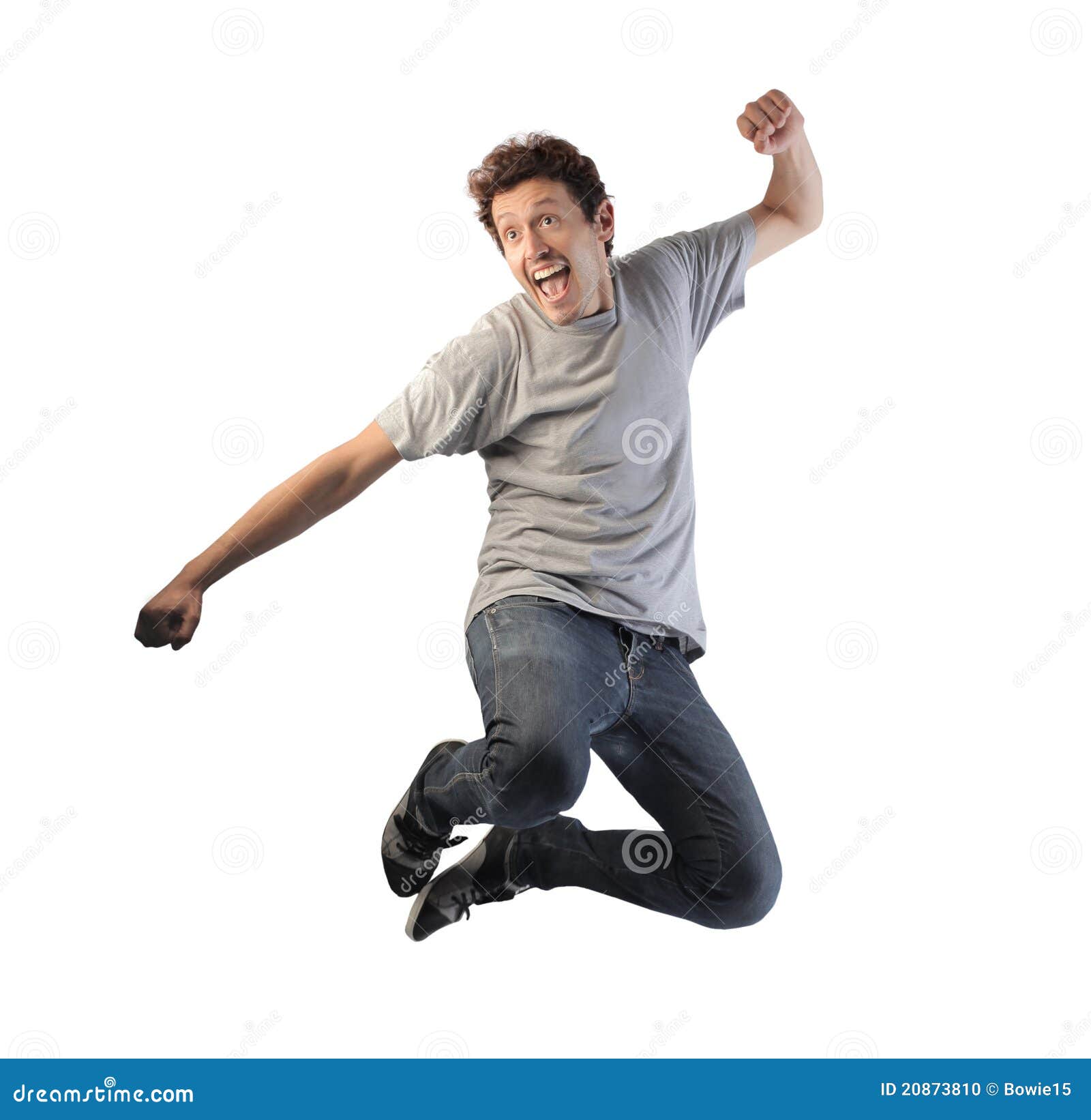 Happy man stock photo. Image of triumph, earn, work, young - 20873810