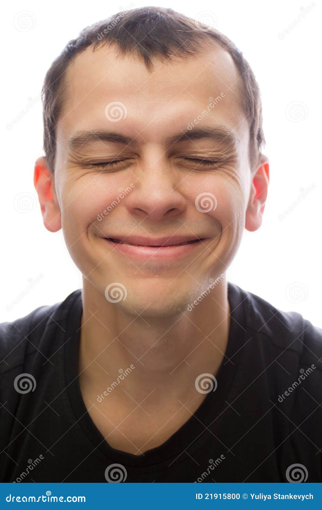 Happy man stock photo. Image of emotion, funny, good - 21915800