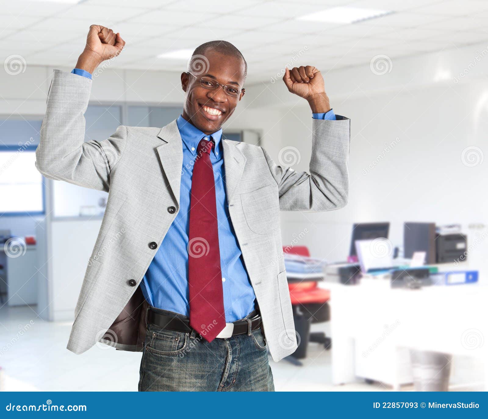 Happy man stock image. Image of professional, american - 22857093