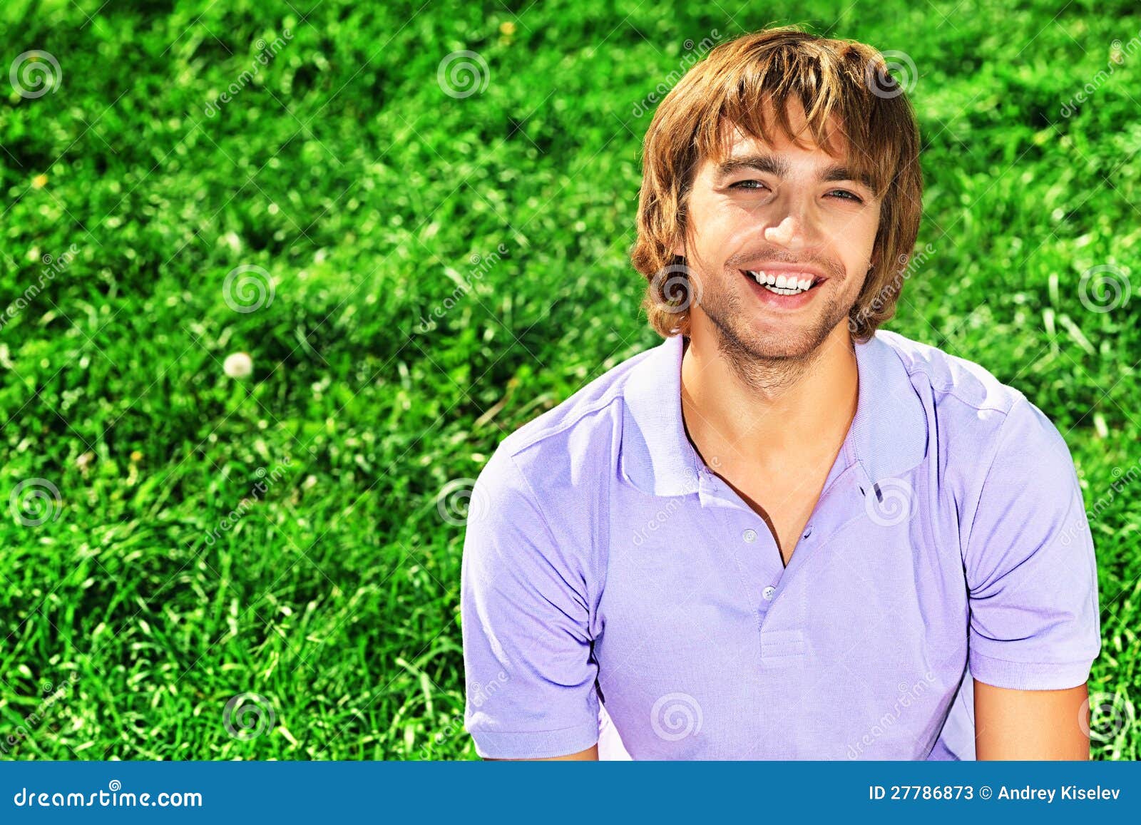 Happy man stock image. Image of looking, closeup, outdoor - 27786873