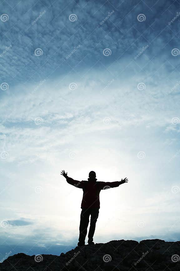 Happy man stock photo. Image of exultation, heaven, emotion - 3672706