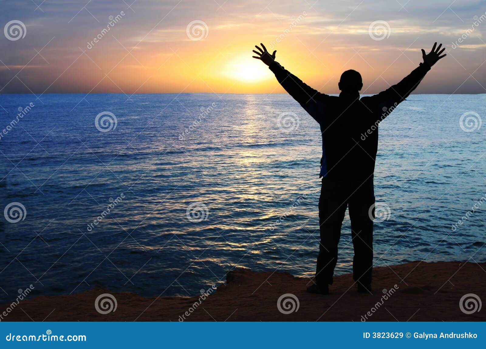 Happy man stock image. Image of male, heaven, leader, happy - 3823629