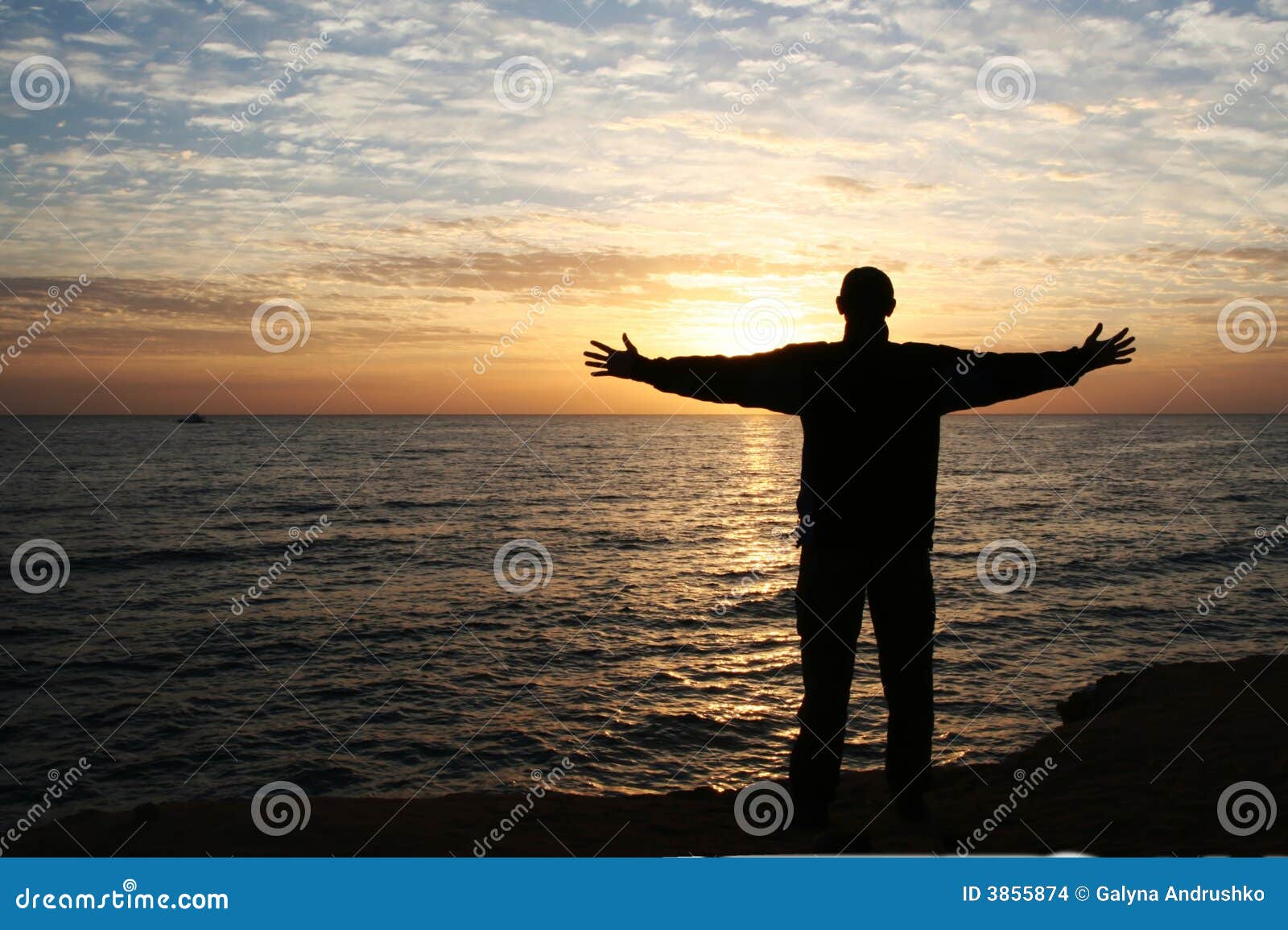 Happy man stock photo. Image of happiness, fresh, orange - 3855874