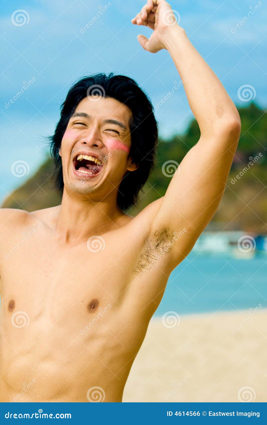 Happy Man stock photo. Image of looking, sunshine, summer - 4614566