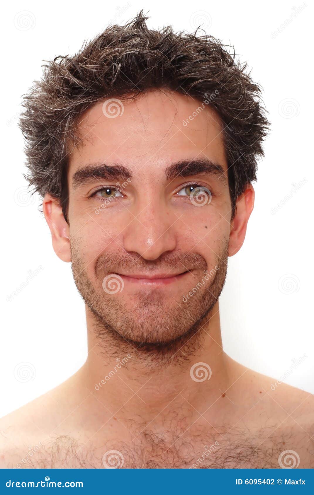 Happy man stock photo. Image of expression, facial, smile - 6095402