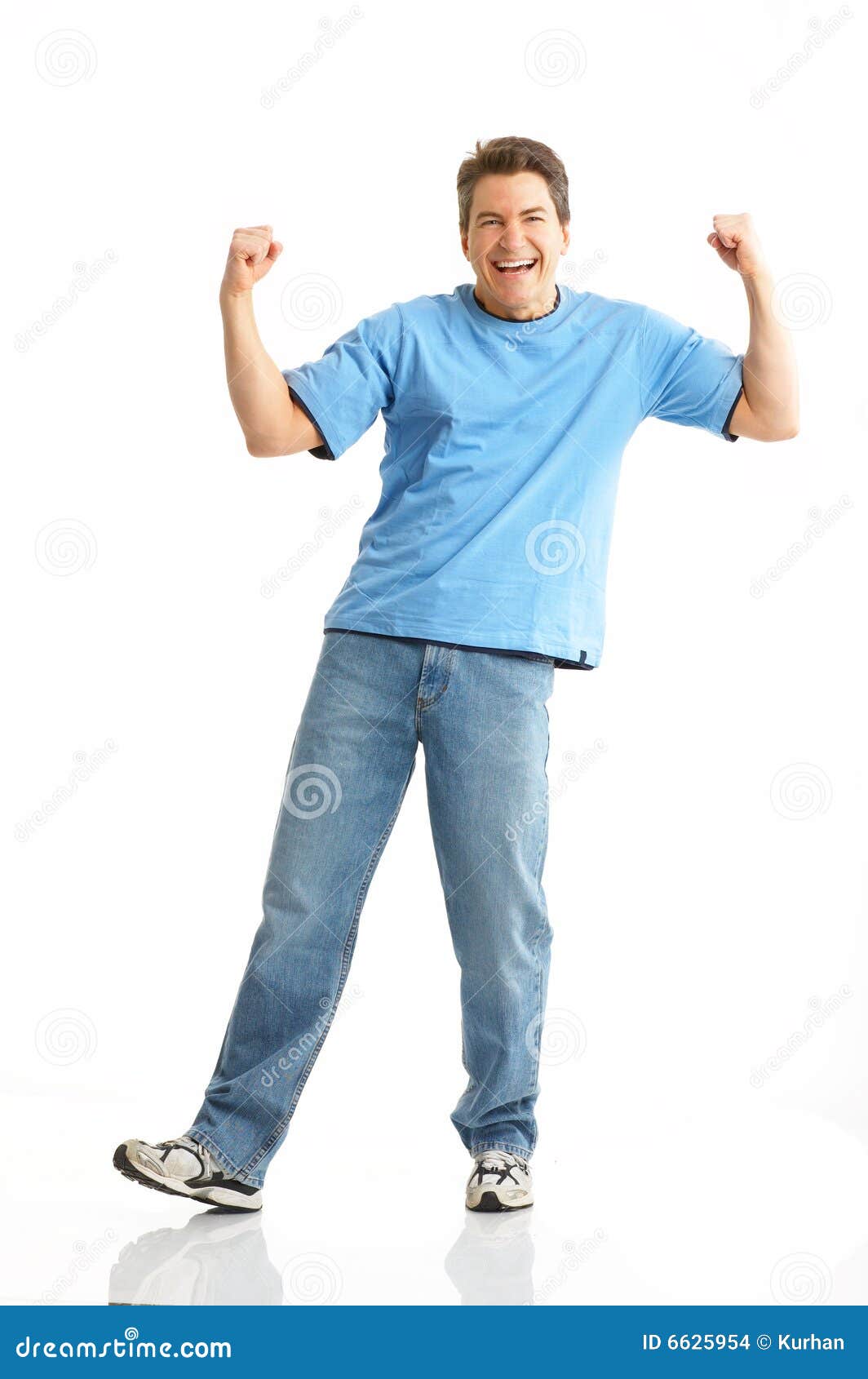 Happy man stock photo. Image of shirt, happiness, adult - 6625954