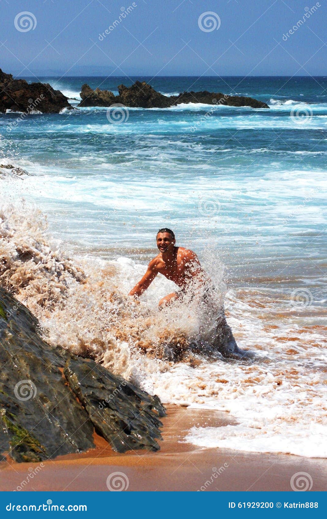 Boy Being Splashed By Overflowing Blender Royalty-Free Stock ...