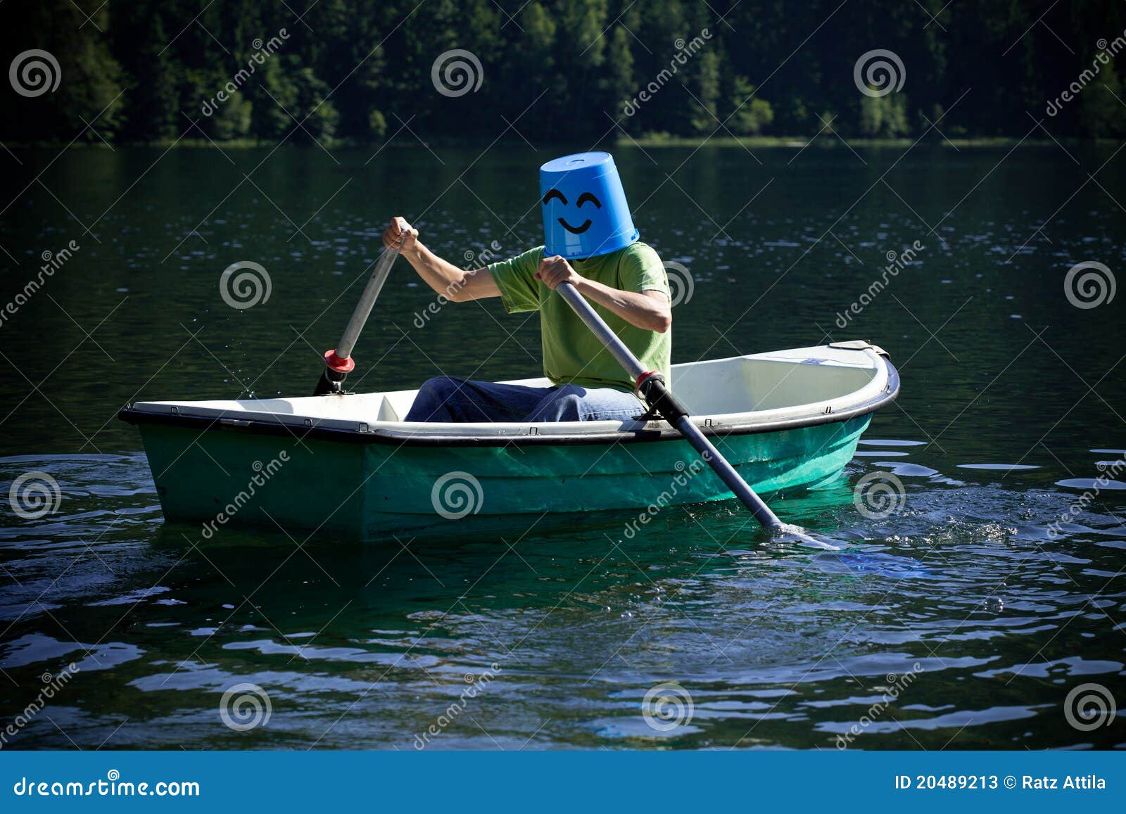 Happy man on the boat stock image. Image of warmth, smile - 20489213