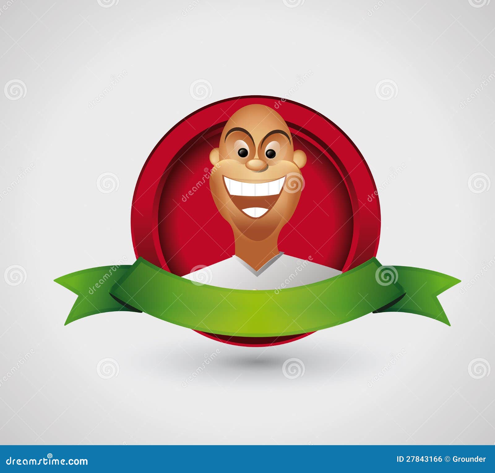 Happy Man Cartoon Character Stock Vector - Illustration of mascot ...