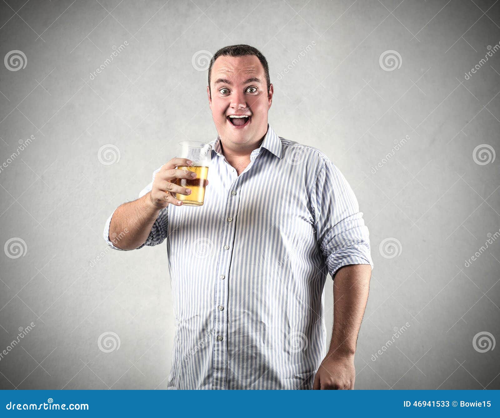 Happy man drinking bier stock image. Image of vacation - 46941533