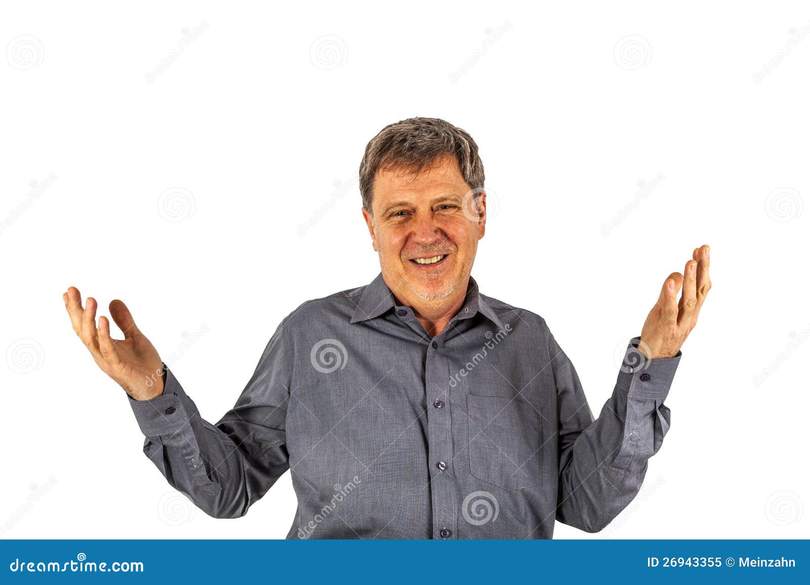 Happy Man Gesturing All Right Stock Image - Image of handsome, hands ...