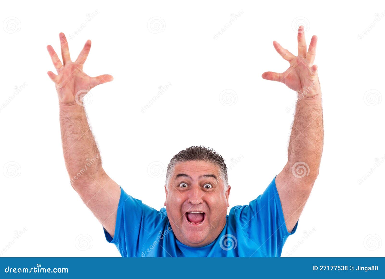 Happy Man with His Hands Up Stock Photo - Image of ambitious, looking ... Happy Man with His Hands Up Stock Photo - Image of ambitious, looking ...