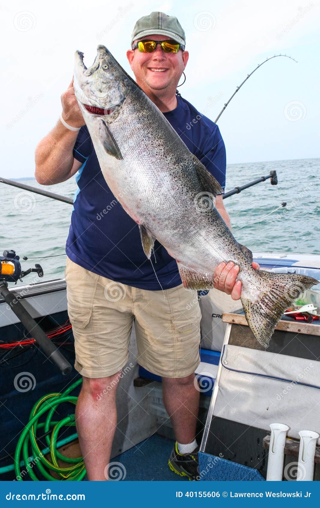 Happy Man with Huge Fish - Giant King Salmon Stock Photo - Image of ... Happy Man with Huge Fish - Giant King Salmon Stock Photo - Image of ...