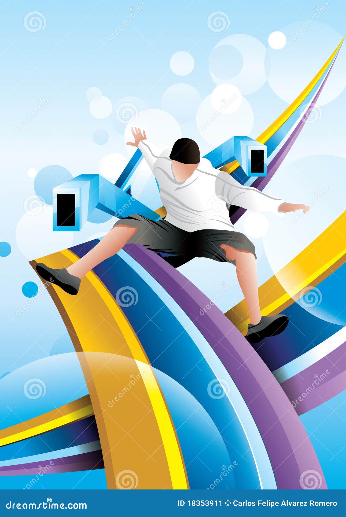Happy man illustration stock illustration. Illustration of healthy ...