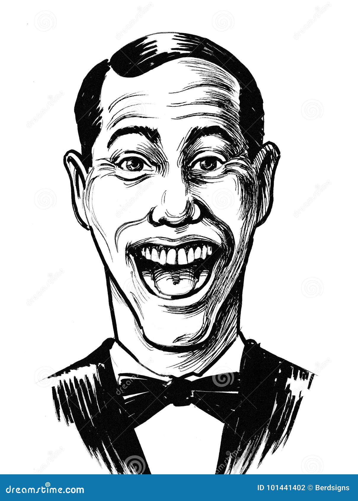 Happy man stock illustration. Illustration of drawing - 101441402