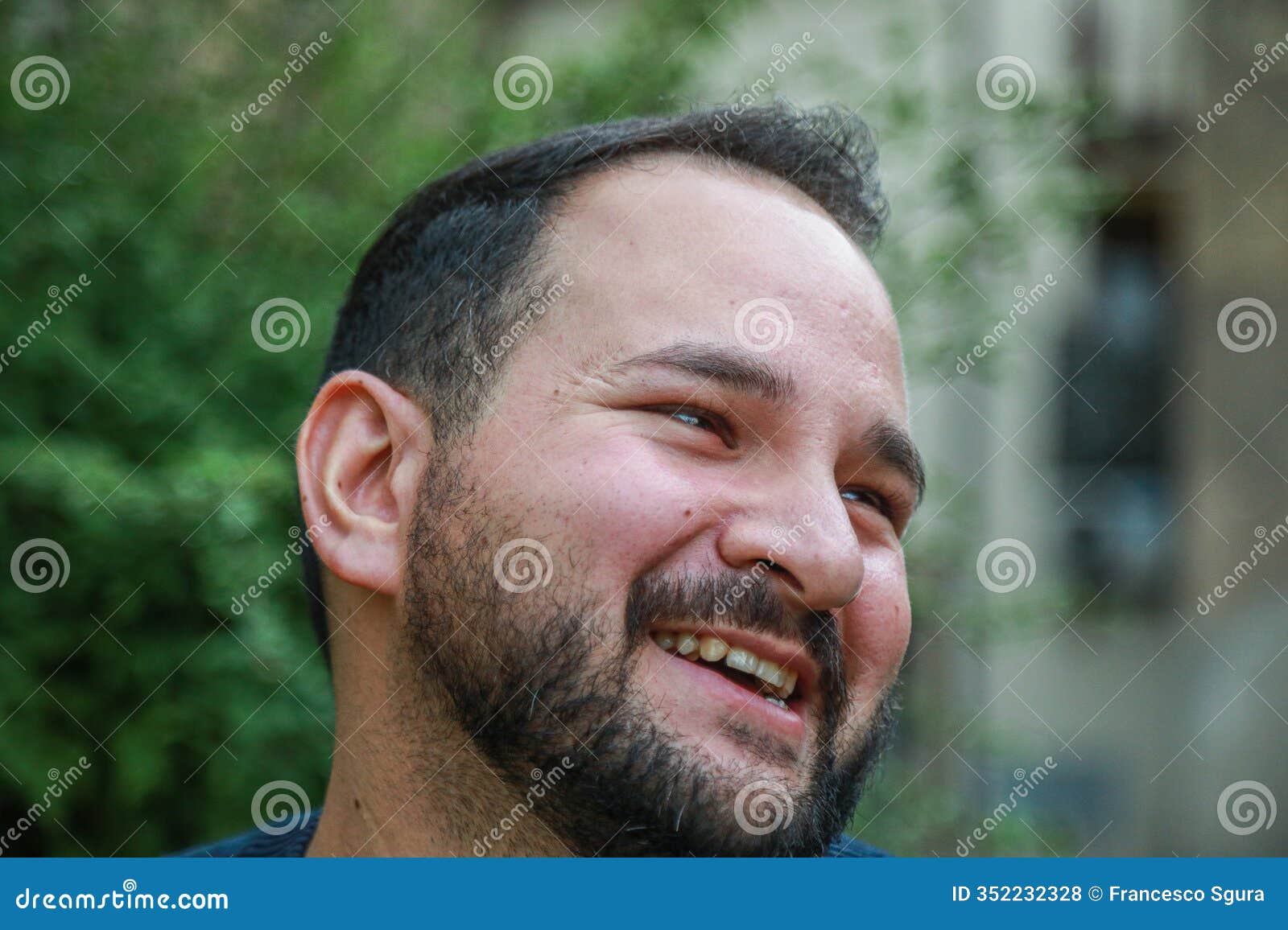 Happy Man Laughing and Smiling Stock Photo - Image of smiling, laughing ...