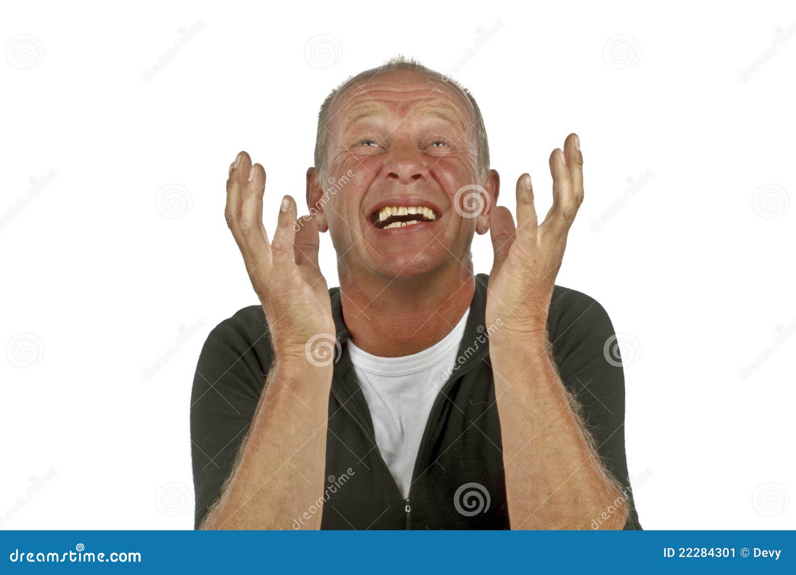 Happy man lauging stock image. Image of male, space, expression - 22284301