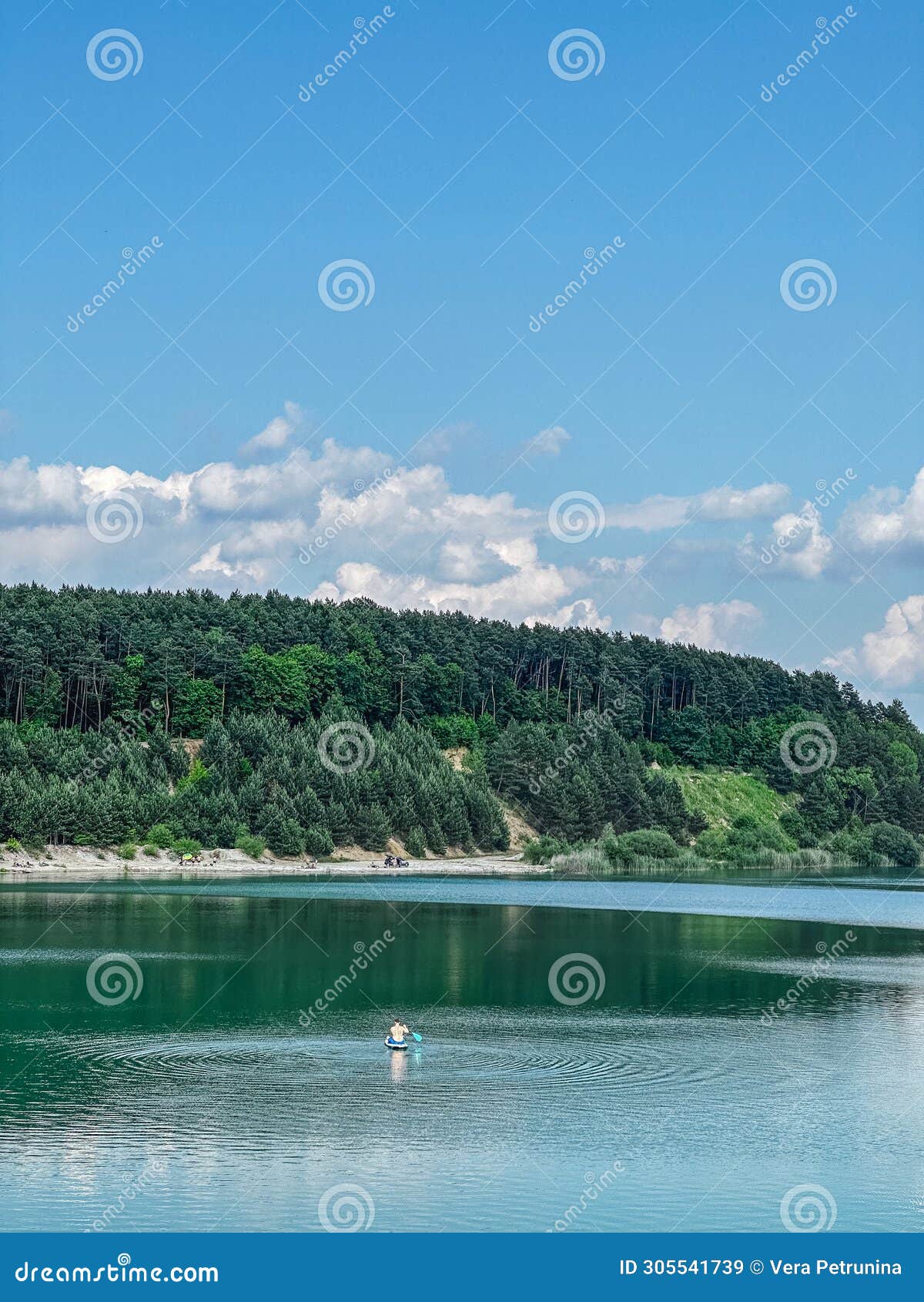 Happy Man Lays Down on Supboard Sunbathing Stock Image - Image of smile ...