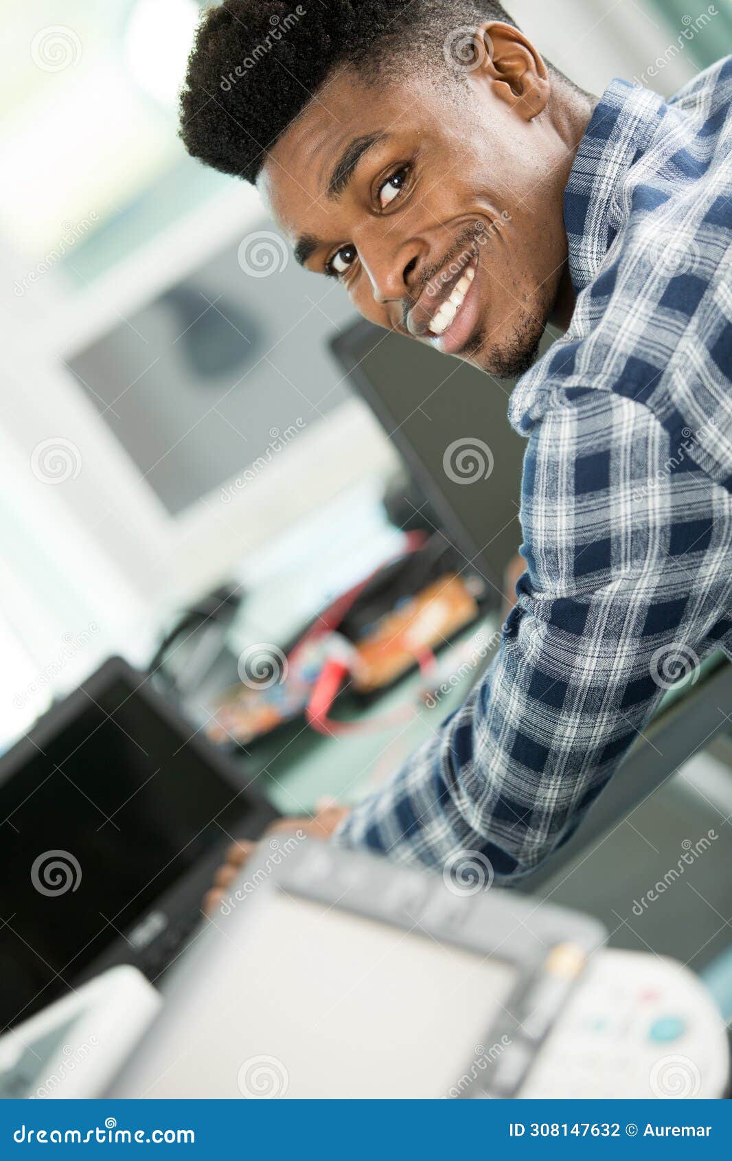 Happy Man Looking at Camera Stock Photo - Image of confidence ...